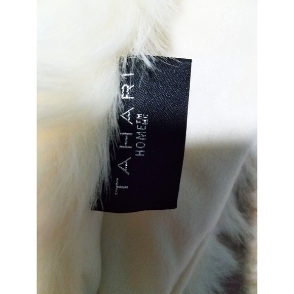 Tahari Home | Dining | Tahari Home Ivory Faux Fur Table Runner 45 X 15 ...